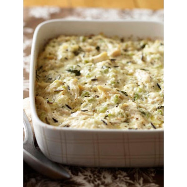 Chicken or Turkey With Wild Rice Casserole - Santa Fe Farmers' Market ...